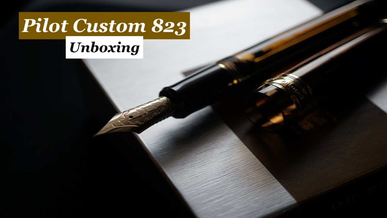 Unboxing: Pilot Custom 823 Fountain Pen - YouTube