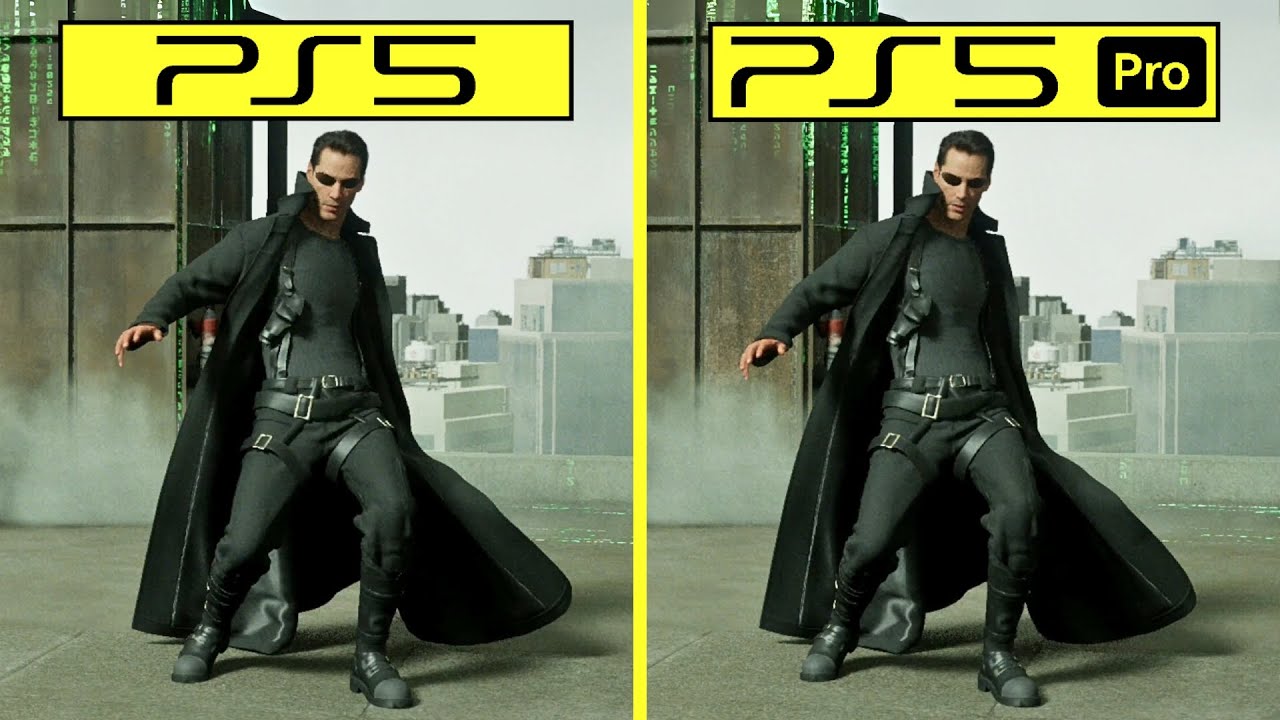 The Matrix Awakens PS5 Pro vs PS5 - Can PS5 Pro handle this UE5 Tech ...