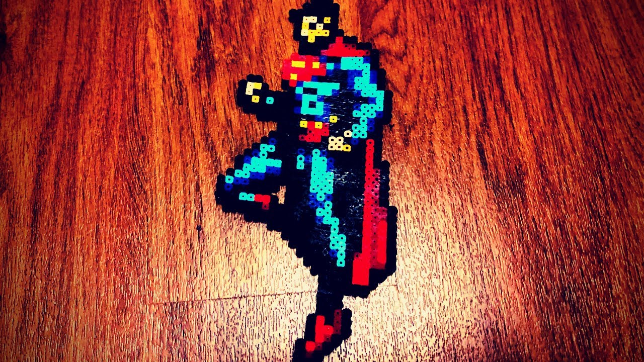 Superman Perler Beads - YouTube