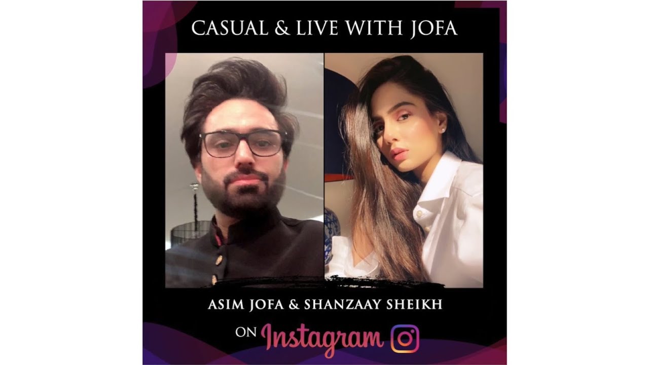 Casual and Live with Jofa | Shanzay Sheikh - YouTube