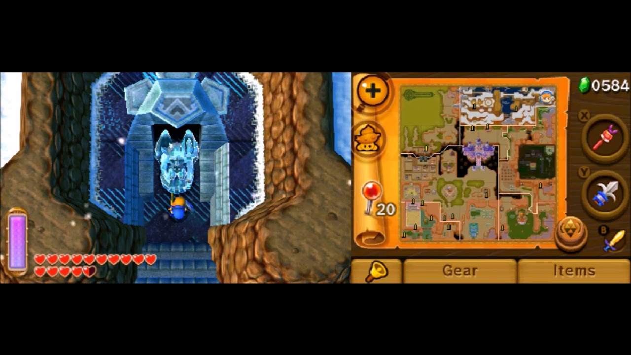 Let's Play The Legend of Zelda: A Link Between Worlds #36 Ice Ruins ...