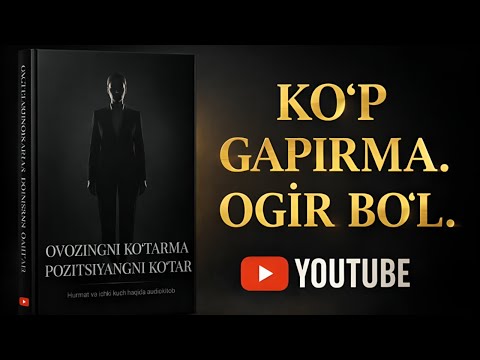 3. OVOZINGNI KO'TARMA POZITSIYANGNI KO'TAR🎧AUDIOKITOB