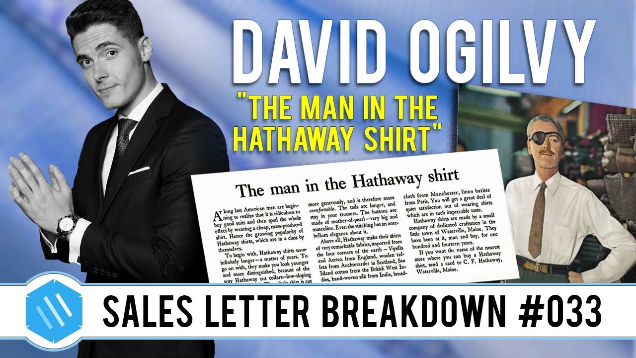 David Ogilvy | Famous "Man in the Hathaway Shirt" Sales Letter ...