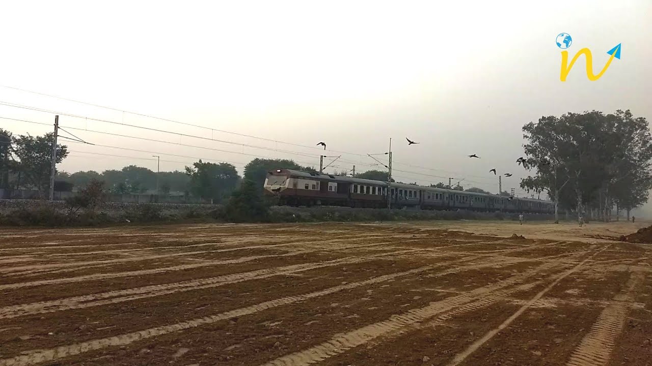 Indian Railway CNG train (Rohtak - Rewari DEMU) GREEN FUEL - YouTube