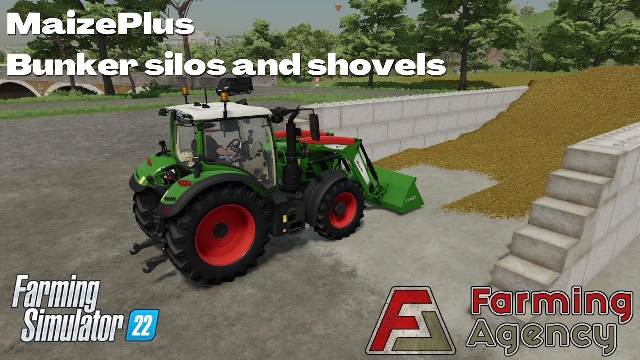 Bunker Silo and shovels - MaizePlus - FS22 - YouTube
