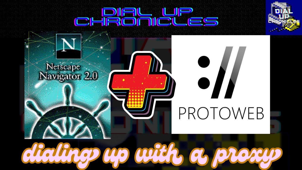 Netscape Navigator 2.0 Gold on ProtoWeb! - YouTube