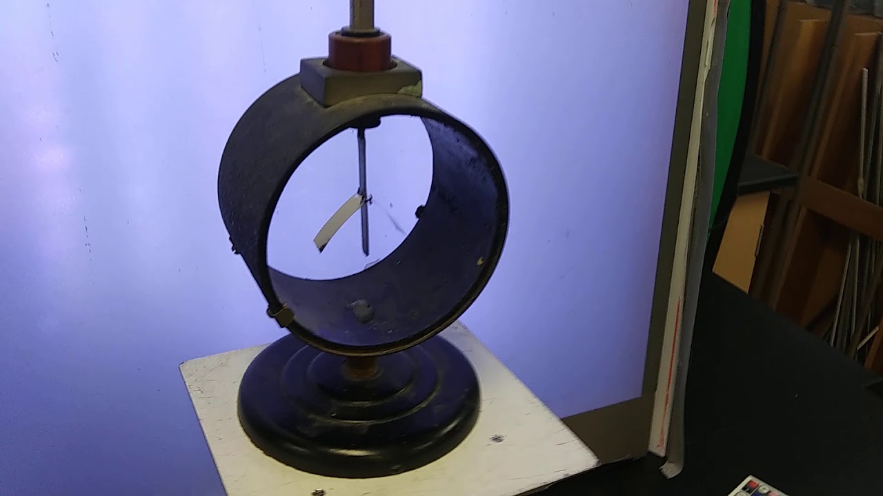 Electroscope: Compare Plastic vs Glass Charges - YouTube