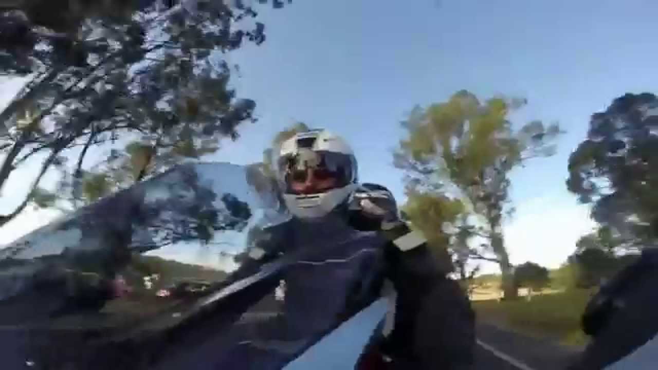 Riding with a Pillion to healesville - YouTube