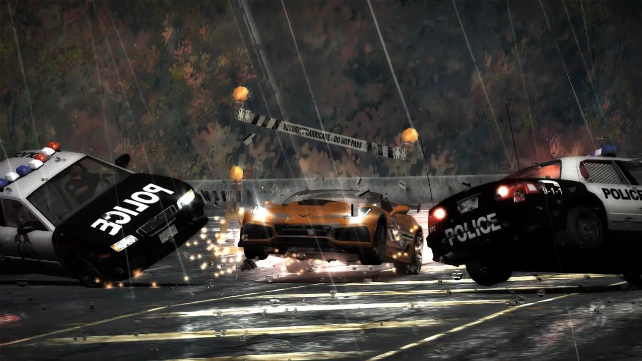 NFS Most Wanted - C7 Corvette ZR1 Police Chase - YouTube