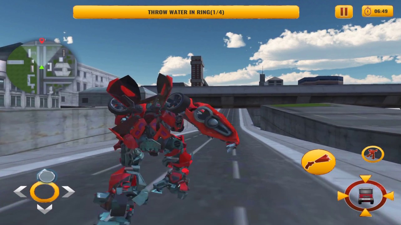 Fire Truck Robot Transform FireFighter Mobile/Ipad Game - YouTube