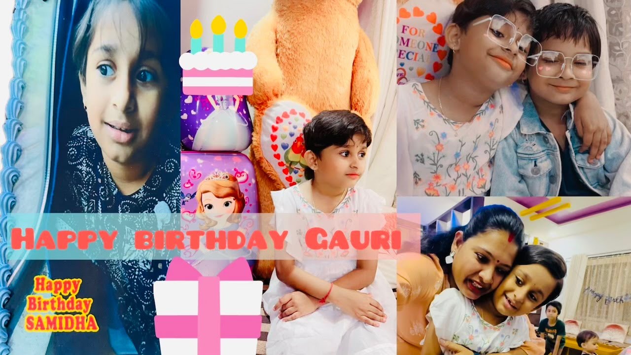 ajj Gauri ka birthday hai...or ajj Mahalaxmi Aagman bhi hai... happy ...