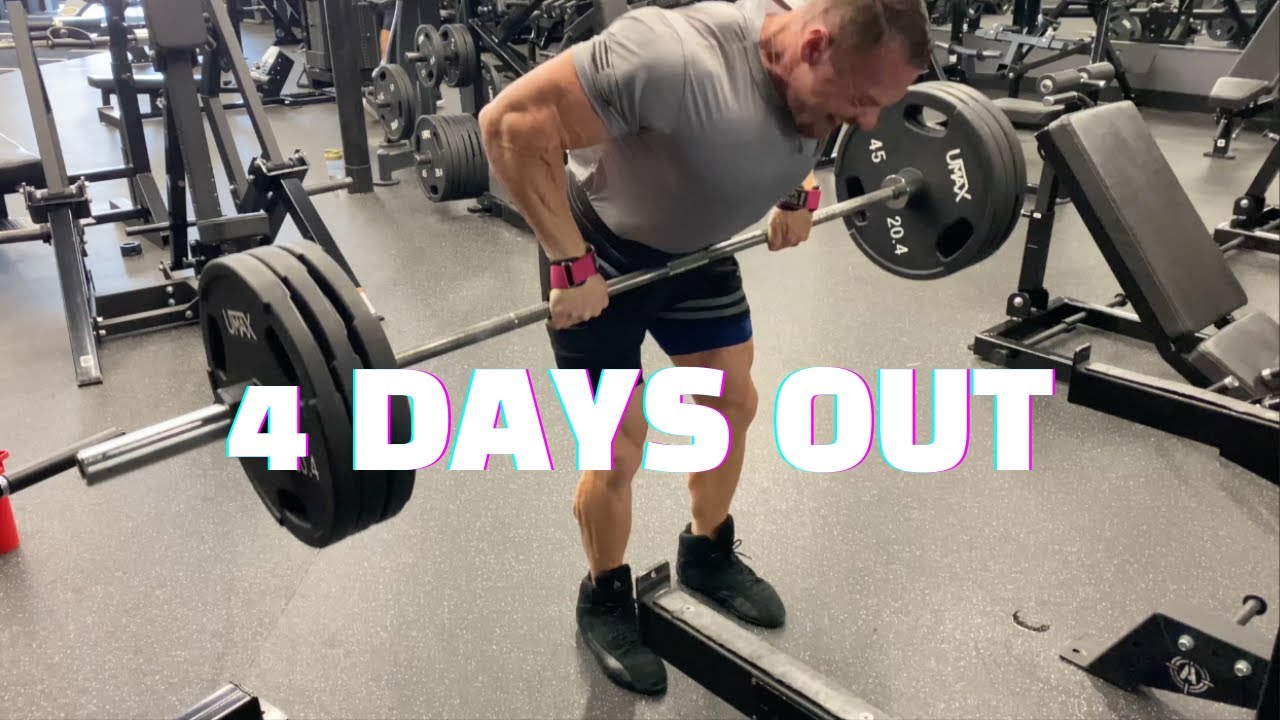 BIG BACK Beyond Failure Training 4 Days Out! - YouTube