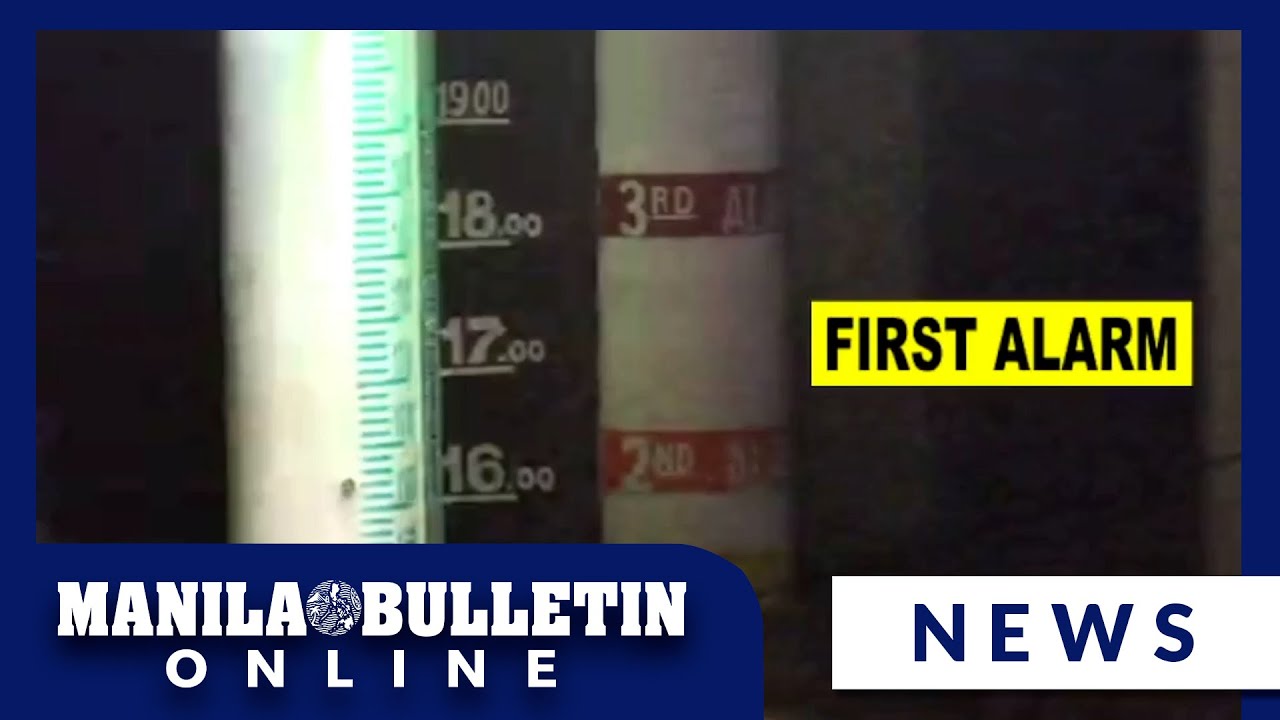 Marikina river raised at 1st alarm after water level reached 15 meters ...