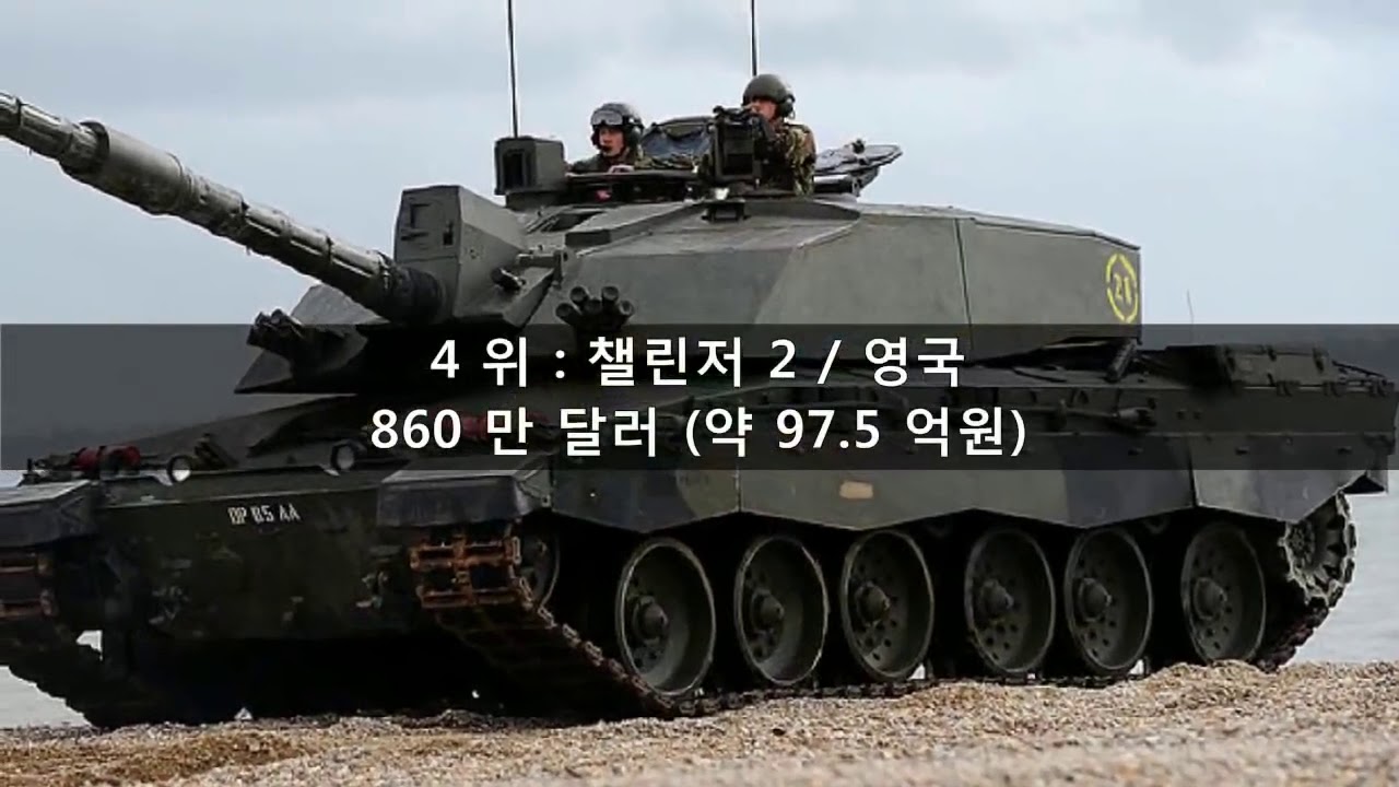 세계에서 가장 비싼 탱크 TOP 10, 상위권에 랭크된 한국의 K2 전차 - YouTube