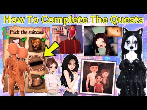 HOW TO COMPLETE LANA LORE QUEST in DRESS to IMPRESS! (Chapters 1-3 FULL ...