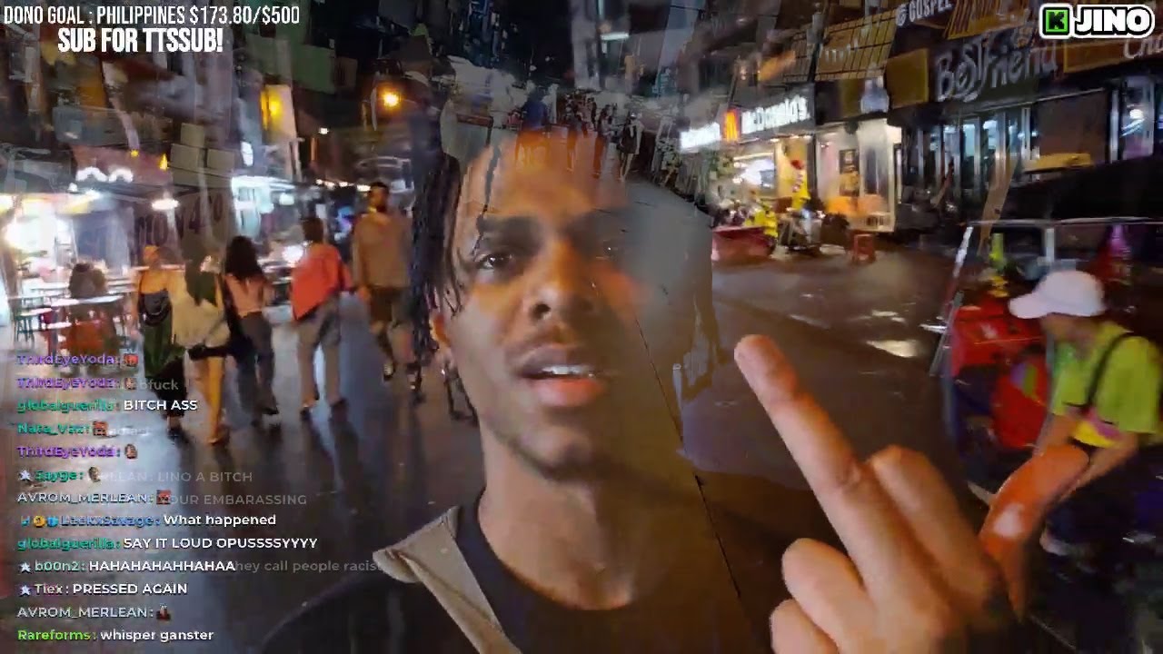 Johnny Somali mate the Kick Streamer Jino, behaves disrespectfully in ...