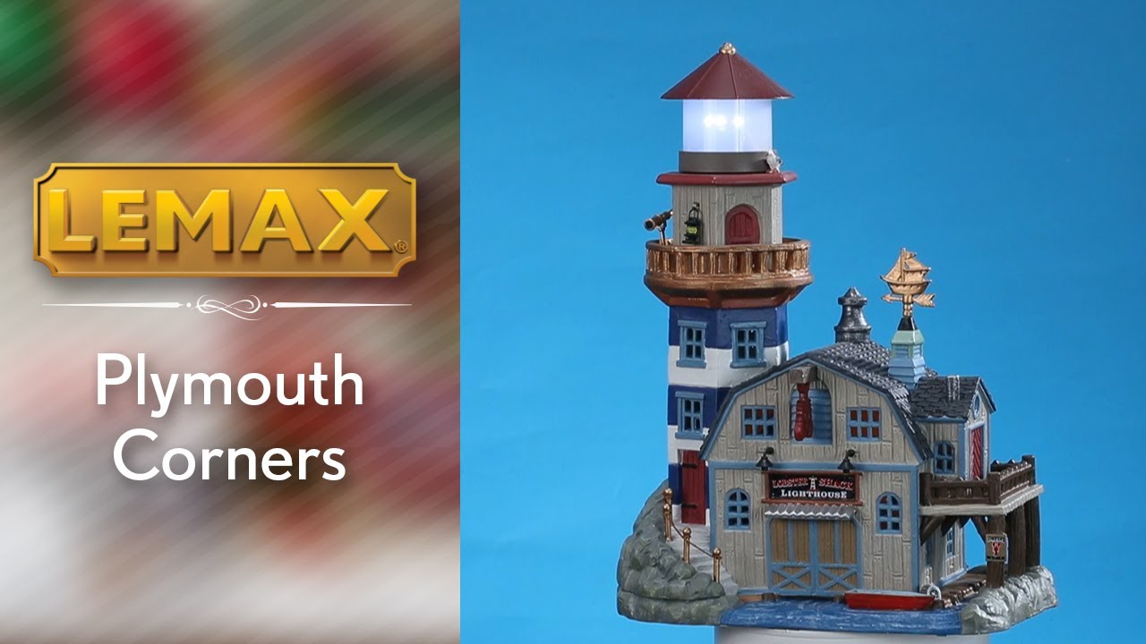Lemax Lobster Shack Lighthouse SKU: 95484 - YouTube