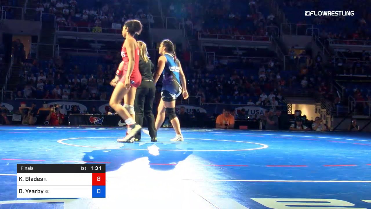 164 Lbs Final Kennedy Blades Illinois Vs Dasia Yearby South Carolina ...
