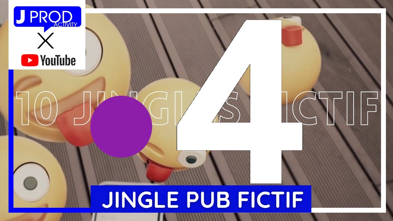 10 JINGLES PUB FICTIF FRANCE 4 (version 2023) - JPROD ACTIVITY - YouTube