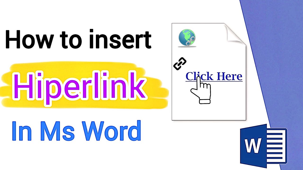 How to create hiperlink in Ms Word | How to insert hiperlink | # ...