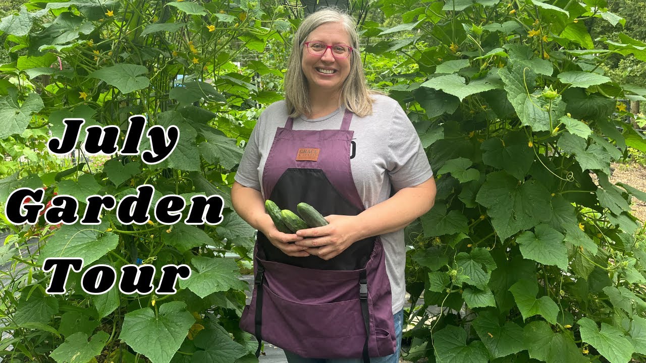 Garden Tour July 2023 - Brelsford Family Homestead - YouTube