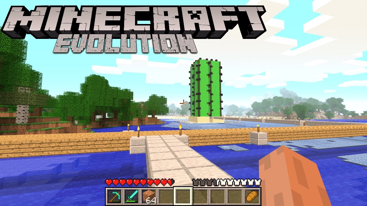 I Built a Cactus Farm in Beta 1.7.3 Minecraft - Episode 46 - YouTube