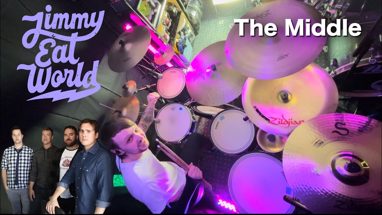Jimmy Eat World - The Middle | Drum Cover by RhuDrummer - YouTube
