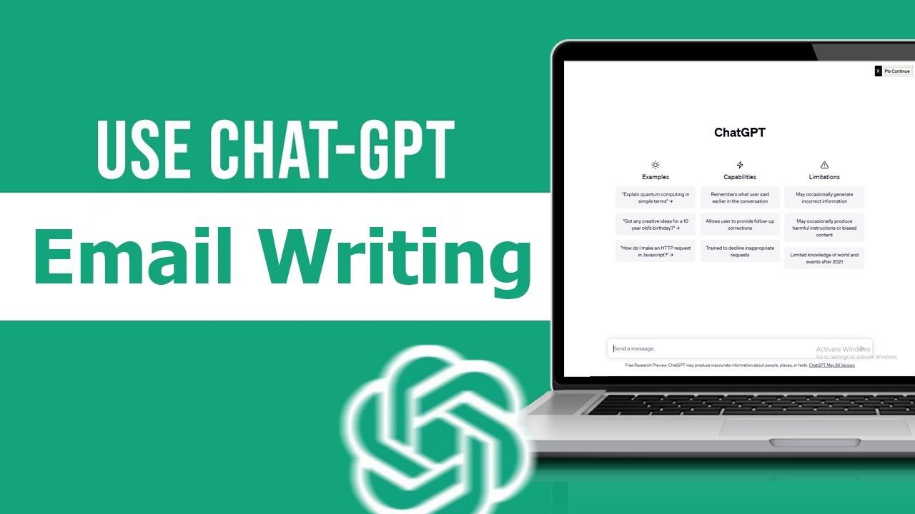How to write a Email using ChatGPT - YouTube