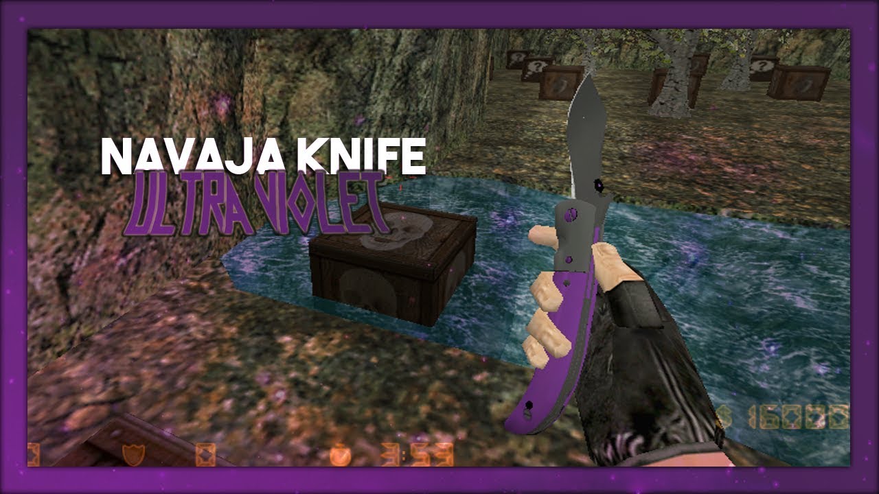 ⚡ NAVAJA KNIFE ULTRAVIOLET CS:GO PARA CS 1.6 [Default] - YouTube