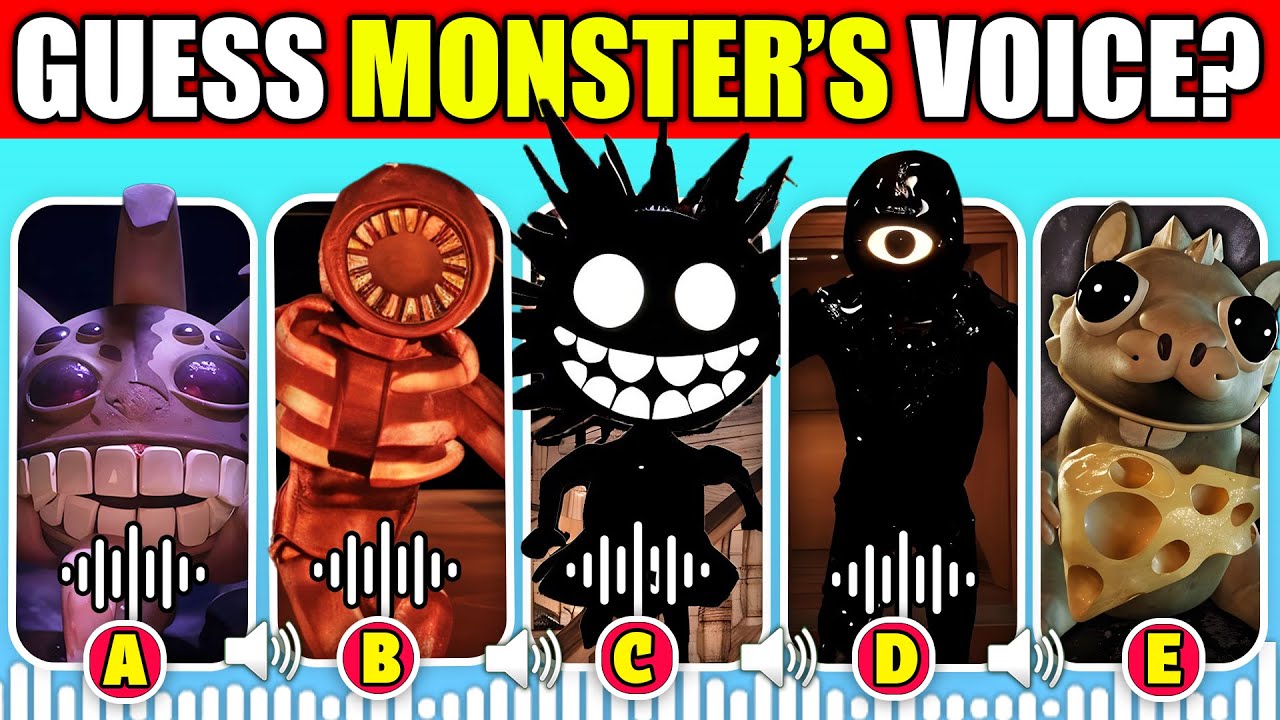 IMPOSSIBLE Guess the Monster's Voice! 🔊 | Roblox Doors Content Update ...