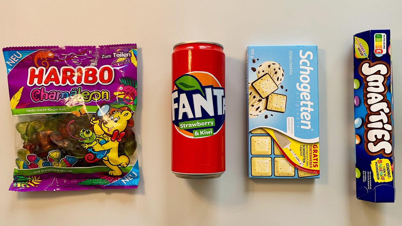 New types of sweets Haribo, Fanta and others | Opening ASMR candy - YouTube