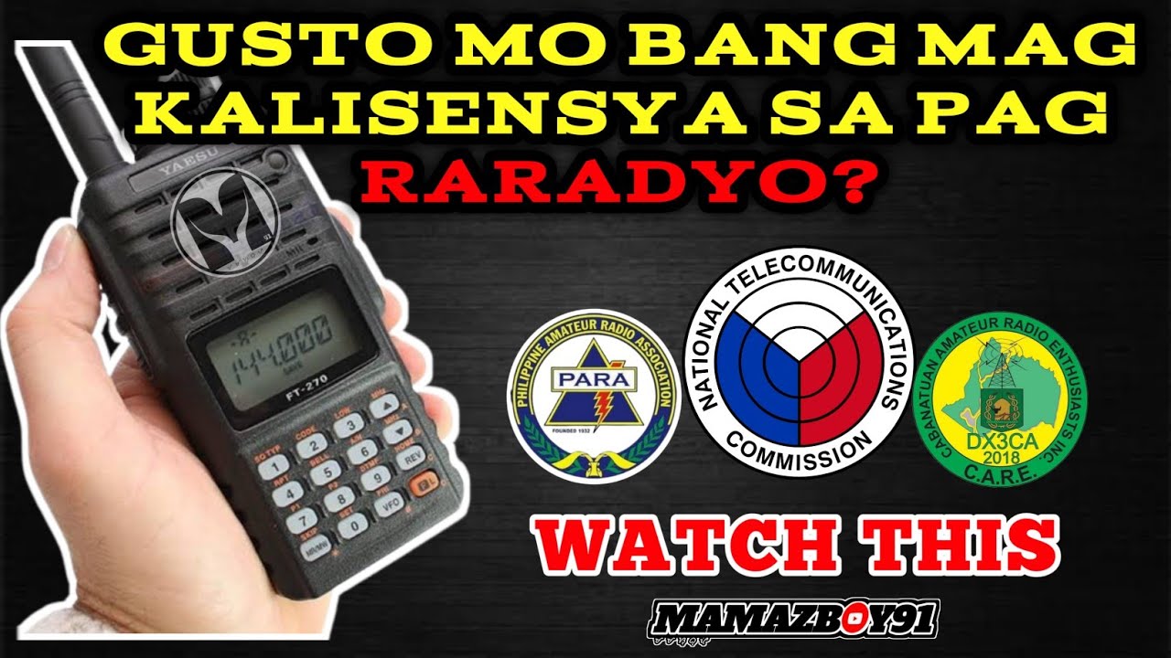 7 STEPS HOW TO BE A LICENSED AMATEUR RADIO (Ham Radio) - YouTube