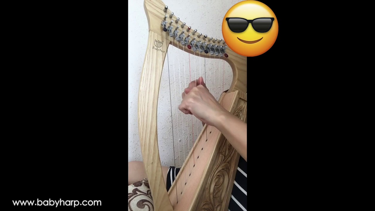 All through the night, 12 string harp, Baby harp, Harp Solo - YouTube Music