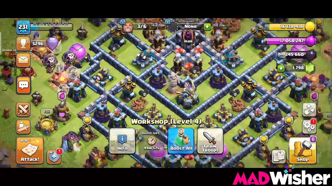 CLASH OF CLANS AND CLASH ROYALE MAX LEVEL GAME PLAY - YouTube