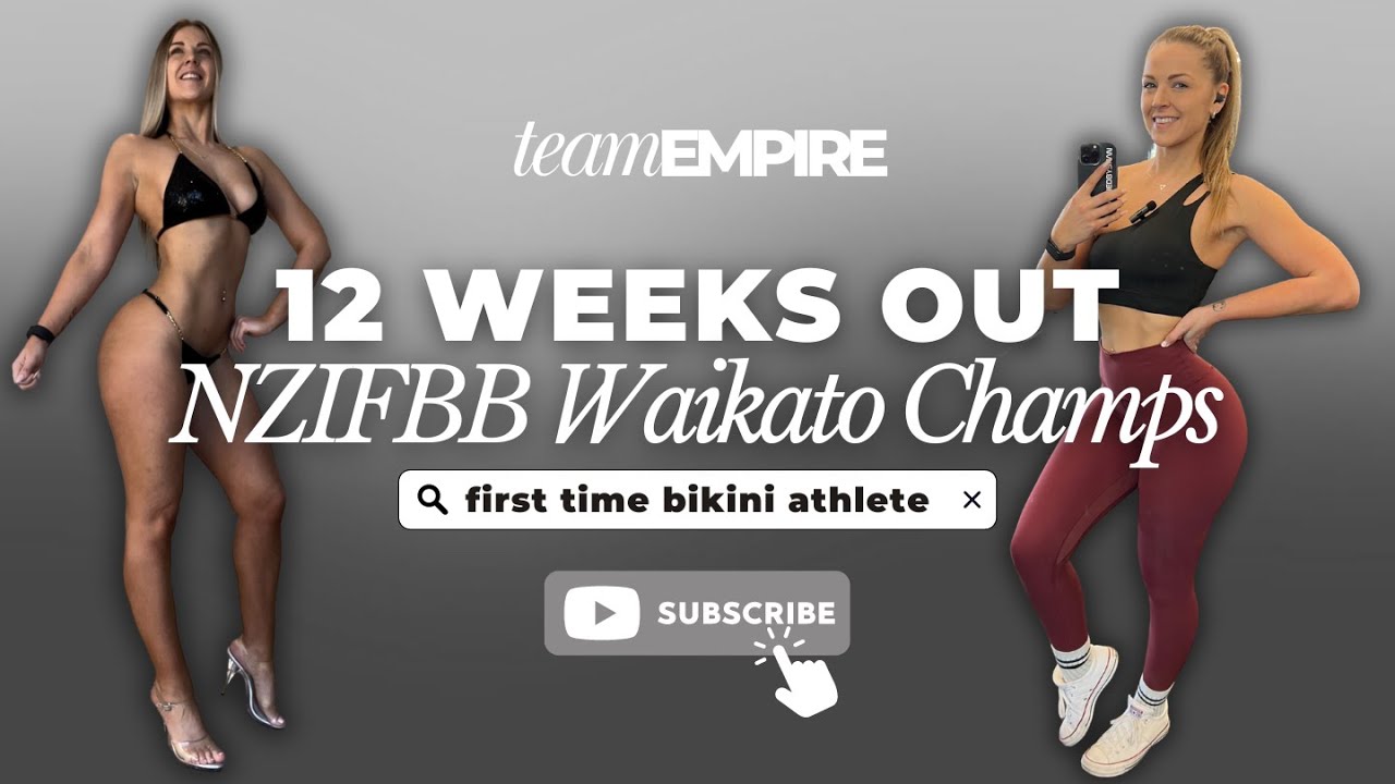NZIFBB Bikini Prep Series Ep. 1 | with Coach Shan | glute workout, posing, my meals and more ...