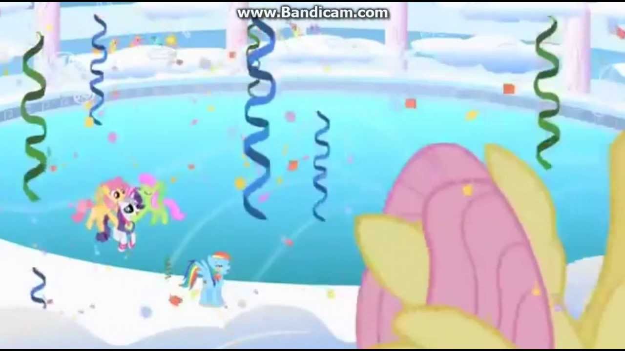 Fluttershy - A Sonic Rainboom! - YouTube