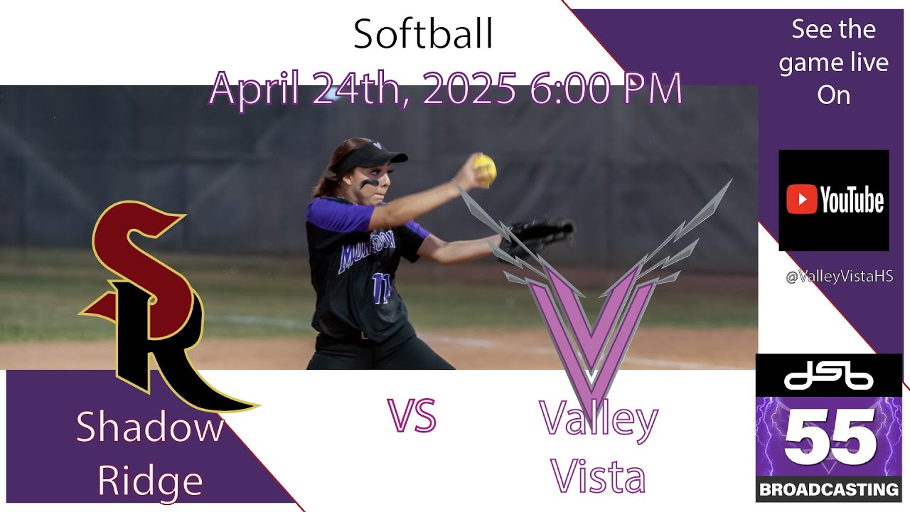 April 24th, 2025 Valley Vista Softball vs Tolleson - YouTube