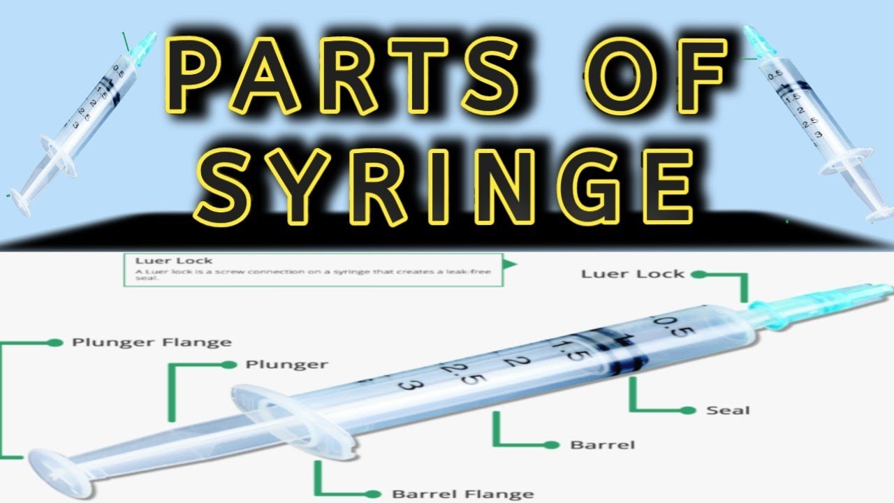 |Parts of Syringe 💉 | 💉syringe parkar 💉| 💉Types of Syringe💉| #youtube # ...