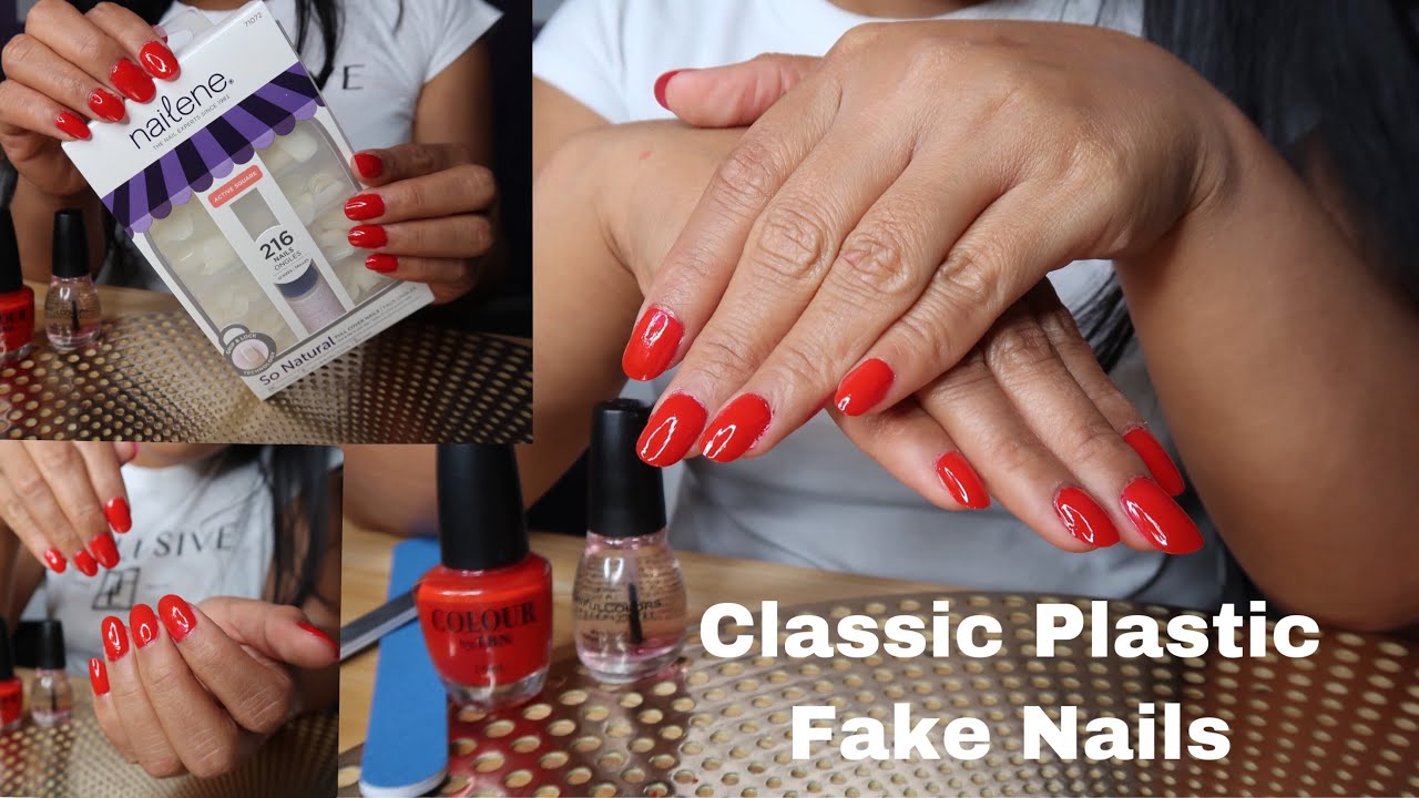 Tutorial: Classic Natural Fake Nails | For Beginners ( Nailene ...
