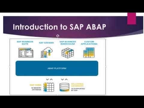 SAP ABAP - Introduction to ABAP/4 - YouTube