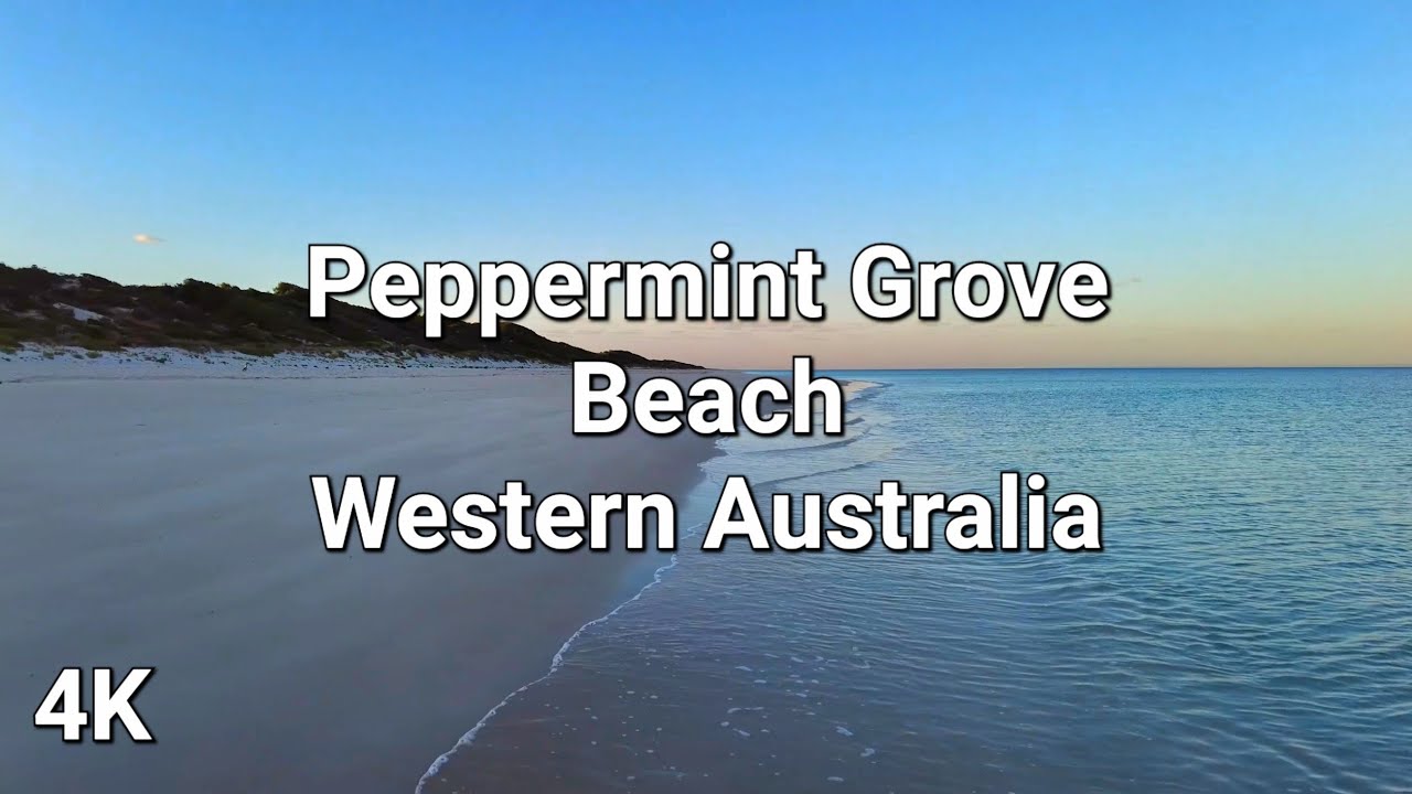 [4K] Peppermint Grove Morning Beach Walk | Australia - YouTube
