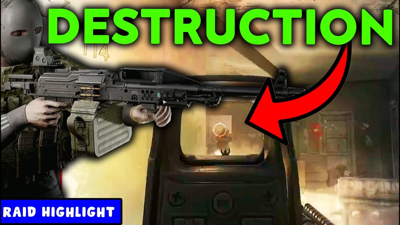 Destroying Dorms With The PKP - Tarkov Full Raid - YouTube