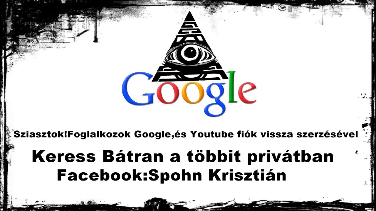 Google/Youtube fiók vissza szerzése 2023 - YouTube