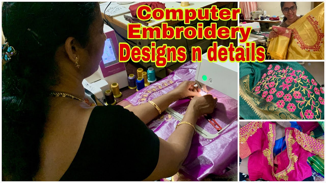 Computer embroidery designs కోసం మీరు అడిగిన questions కి నా answers ...