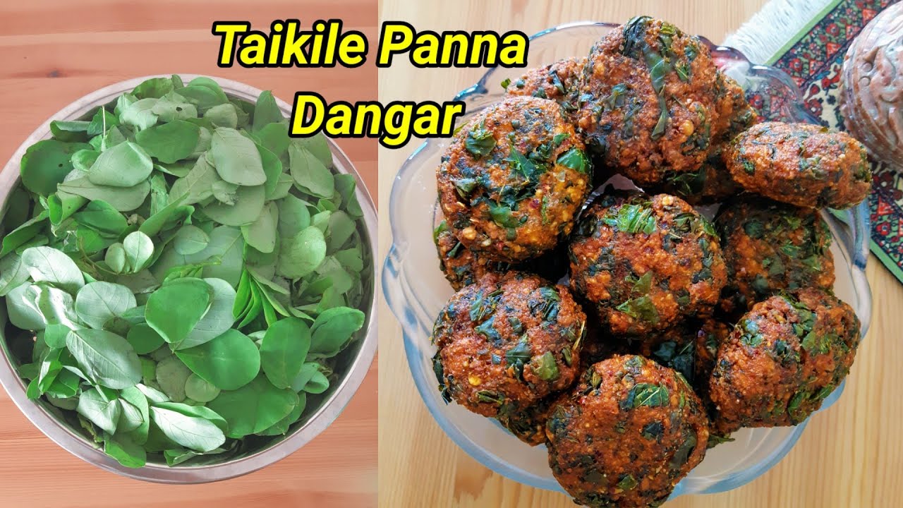 Taikile Dangar (ambado) | Chagate Soppina Bonda | Tora leaves Fritters ...