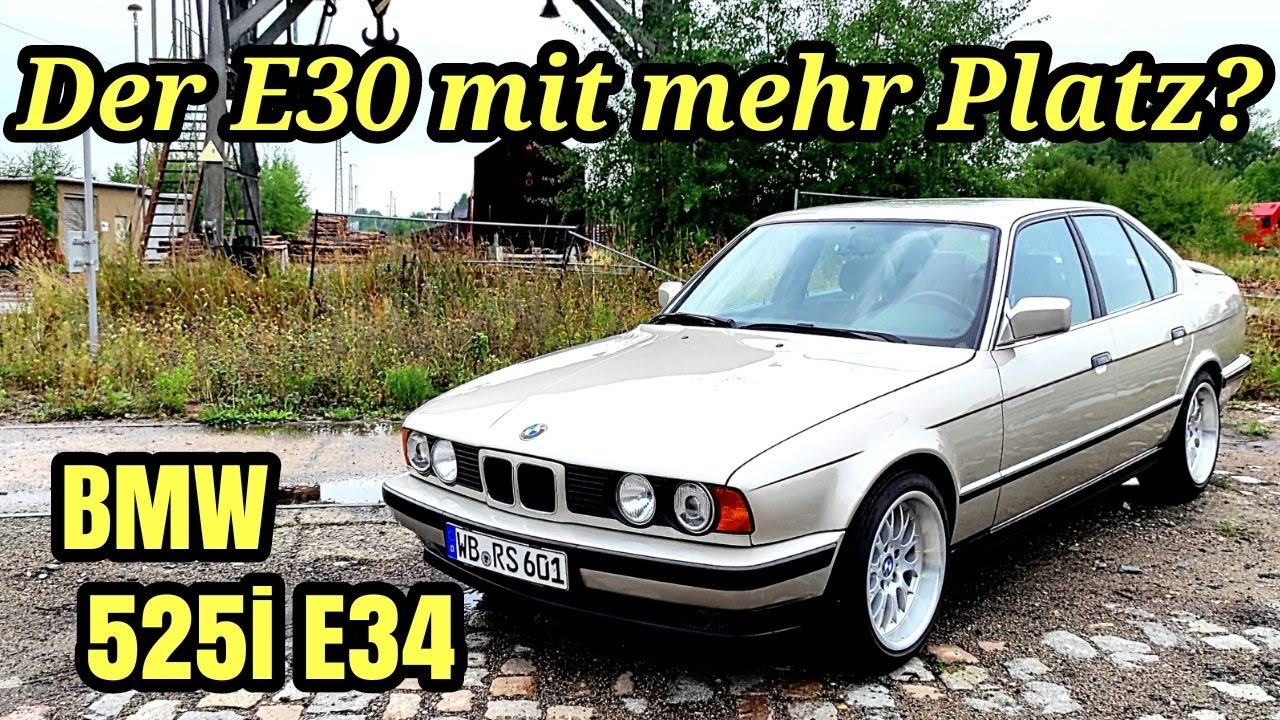 BMW 525i E34 - Der "große" E30? | Probefahrt, Plus & Minus | Youngtimer 2023 - YouTube