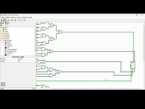 uso de logisim display 7 segmentos - YouTube