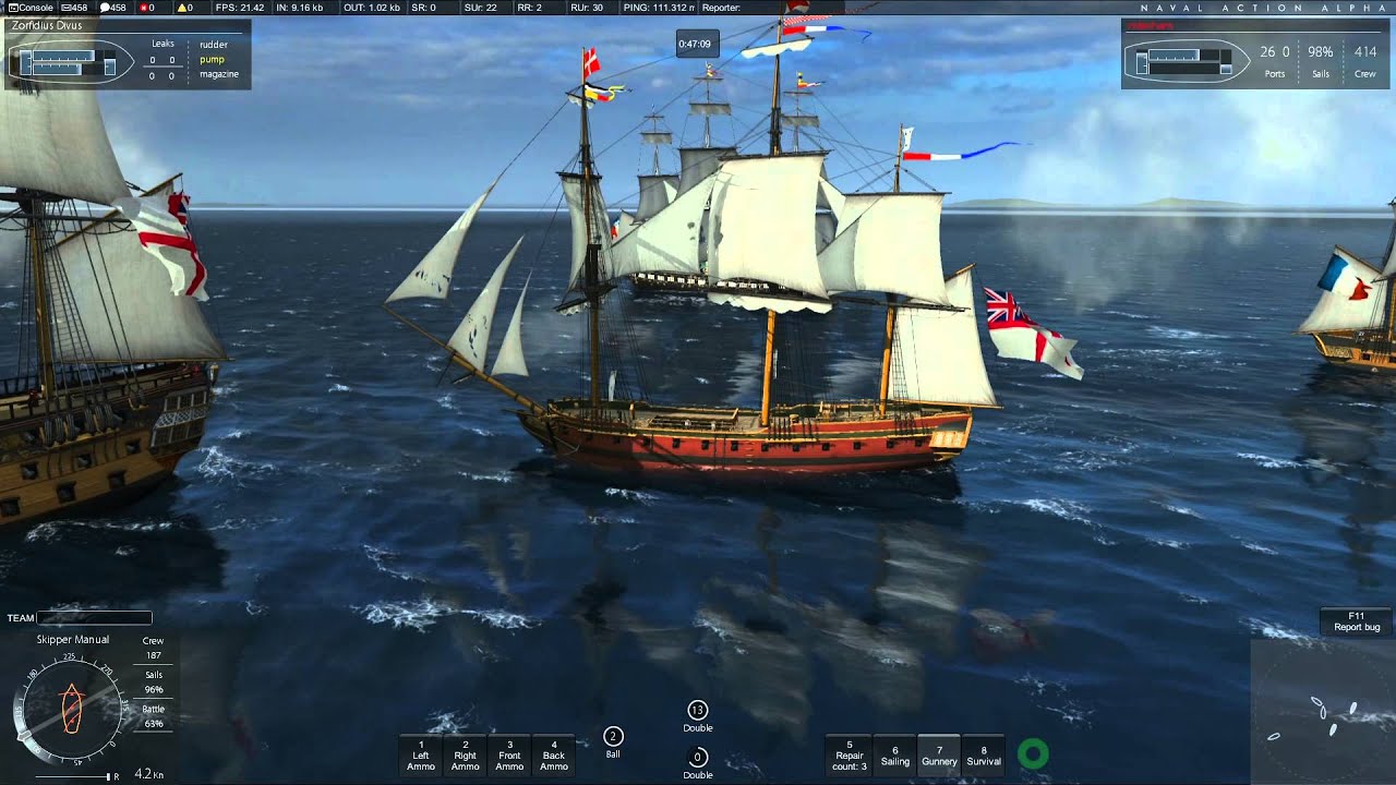 Naval Action Alpha - #37 - Cerberus PVP - 1080p HQ - YouTube