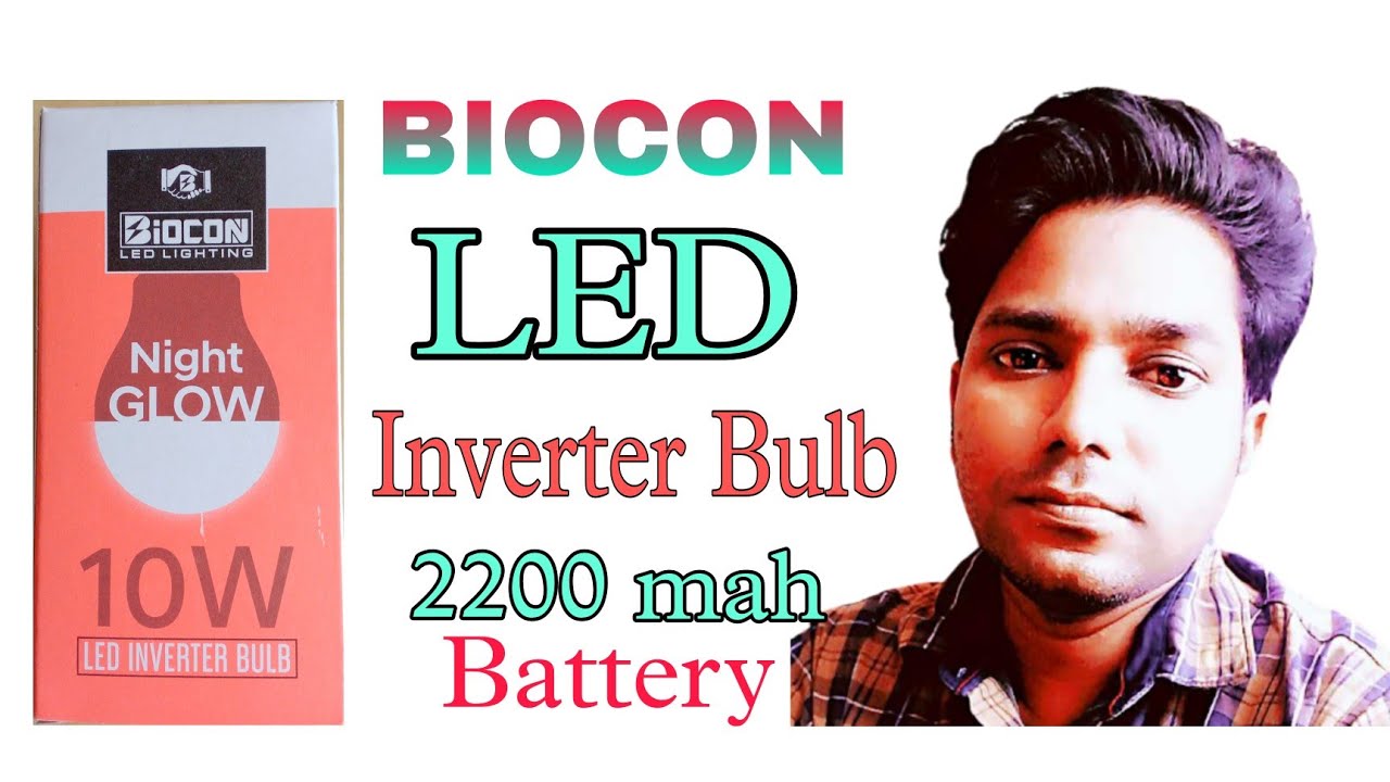 Biocon Led inverter bulb unboxing review - YouTube