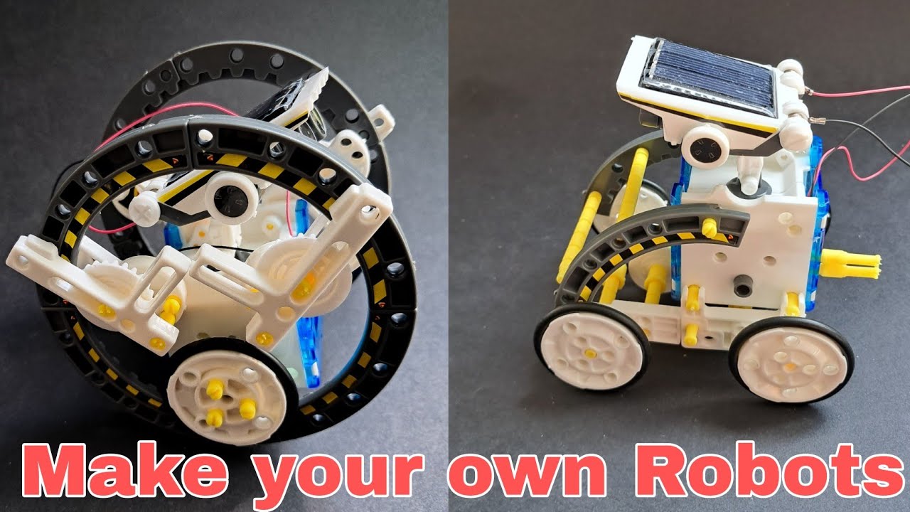 Educational Solar Robot | Build your own robot Project | Educational ...